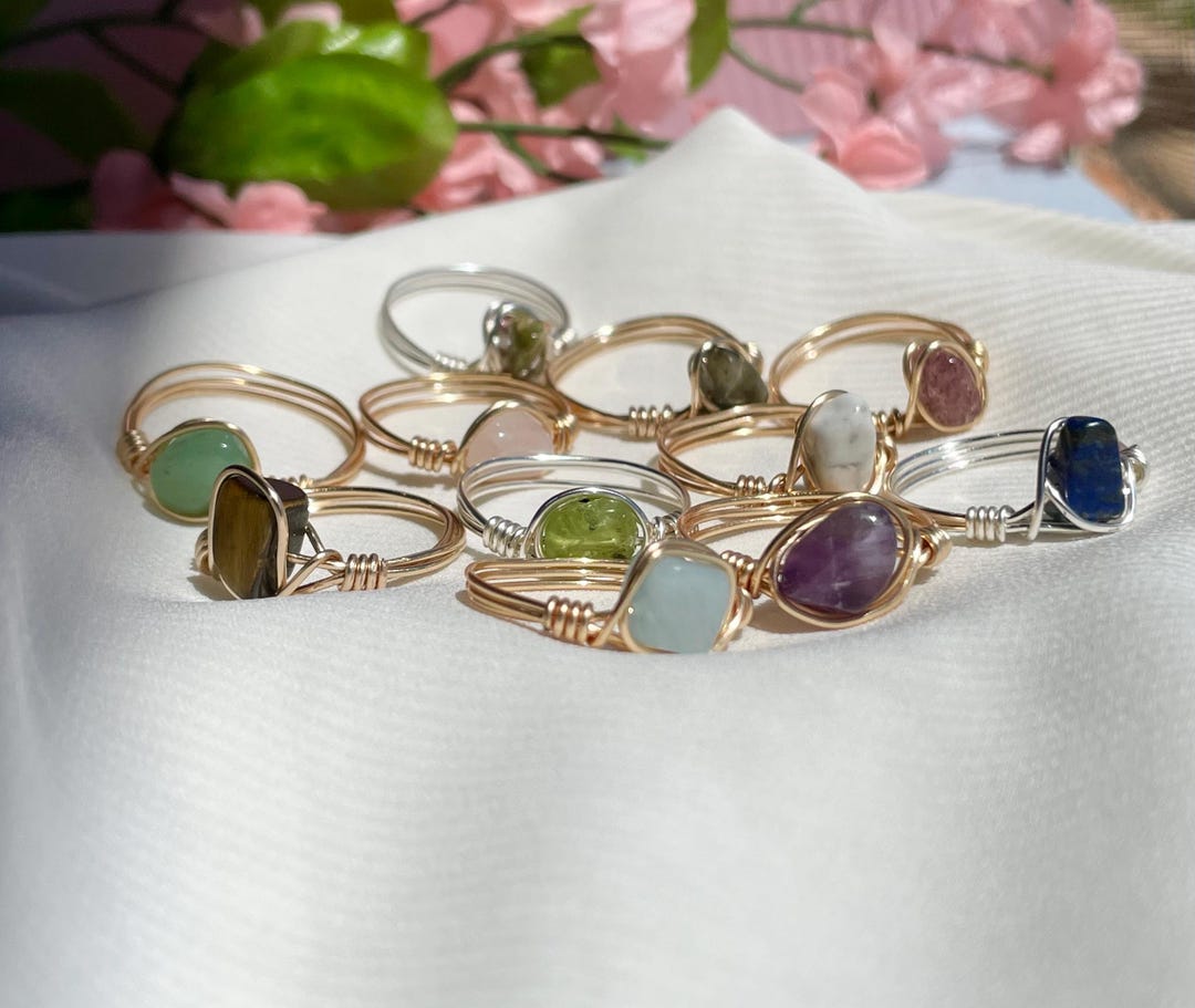 Surprise Ring Blind Box – Random Handmade Ring, Handmade Crystal Ring ...