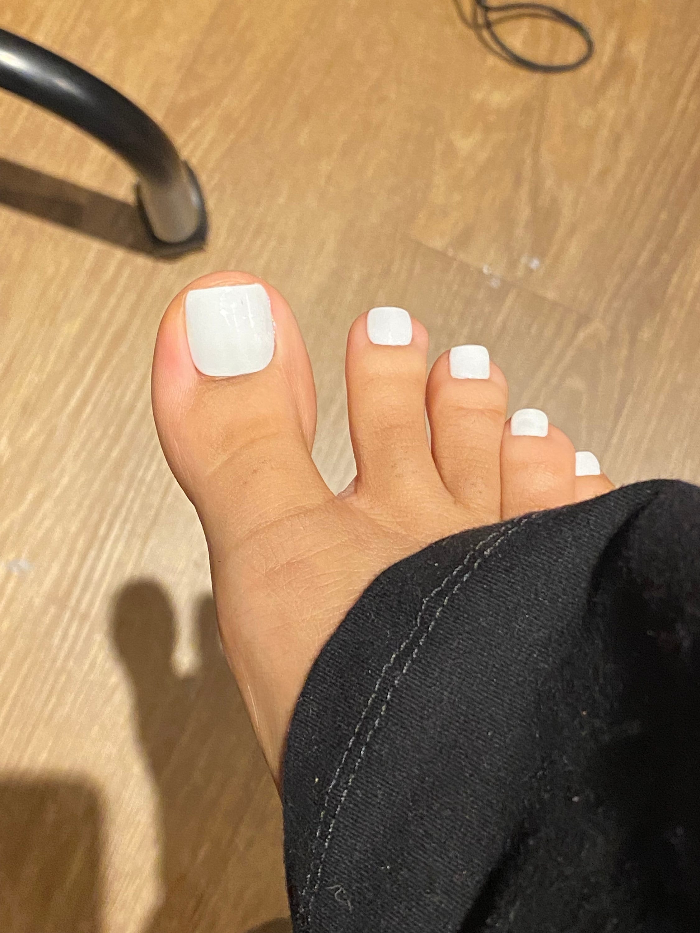 Arctic White Press on Toes Etsy