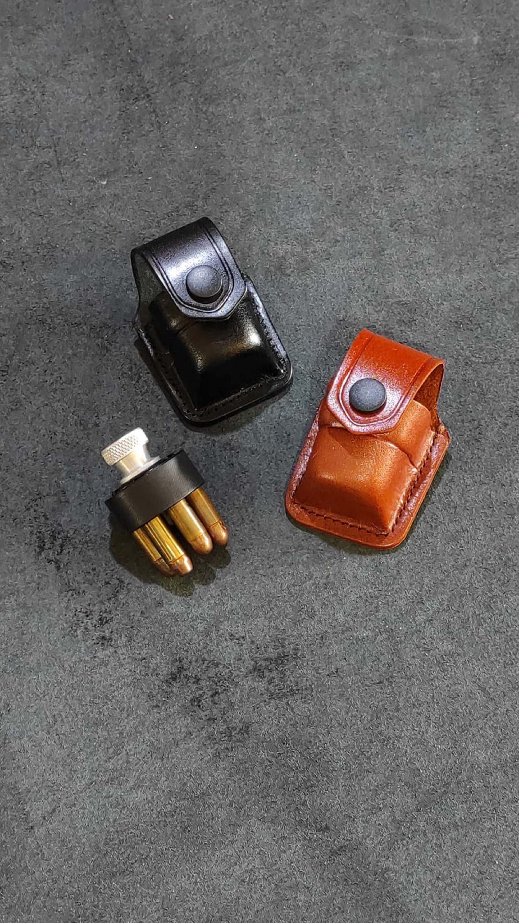 K2001 Two Leather Single Speedloader Carrier/case/pouch for - Etsy