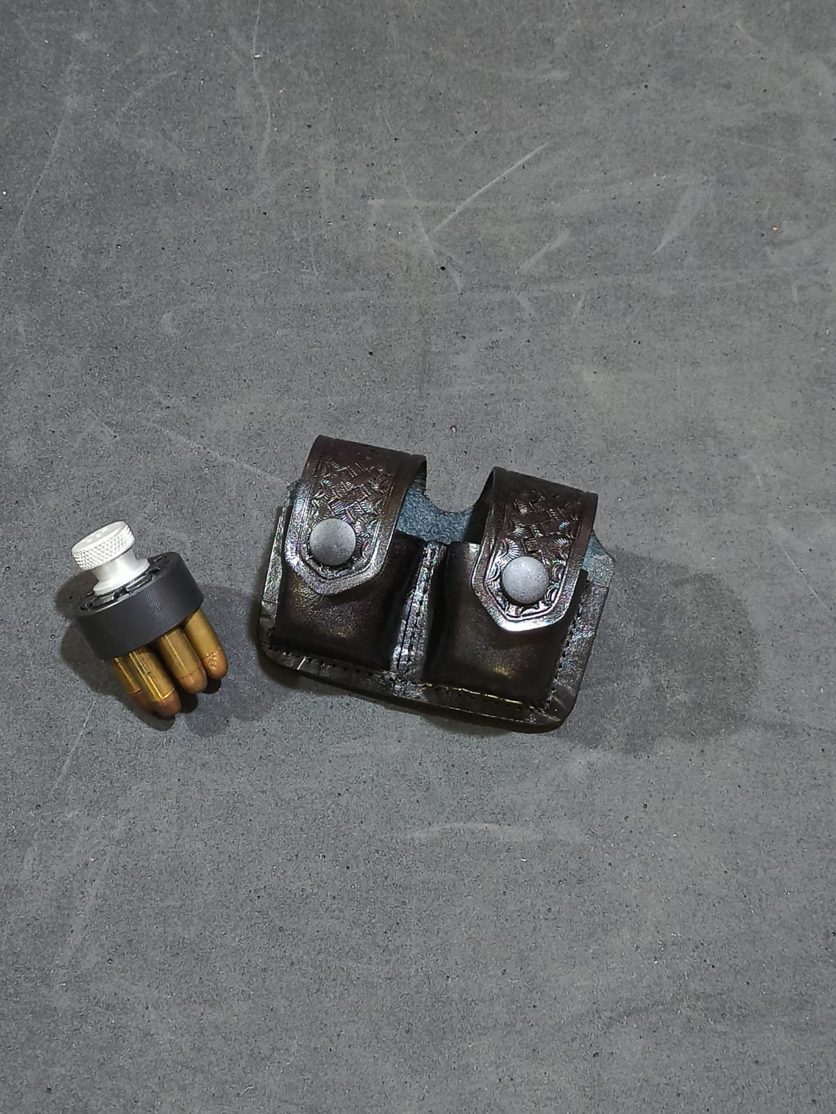 K006-5S Basketweave Double Speedloader Pouch for 5 Shot - Etsy