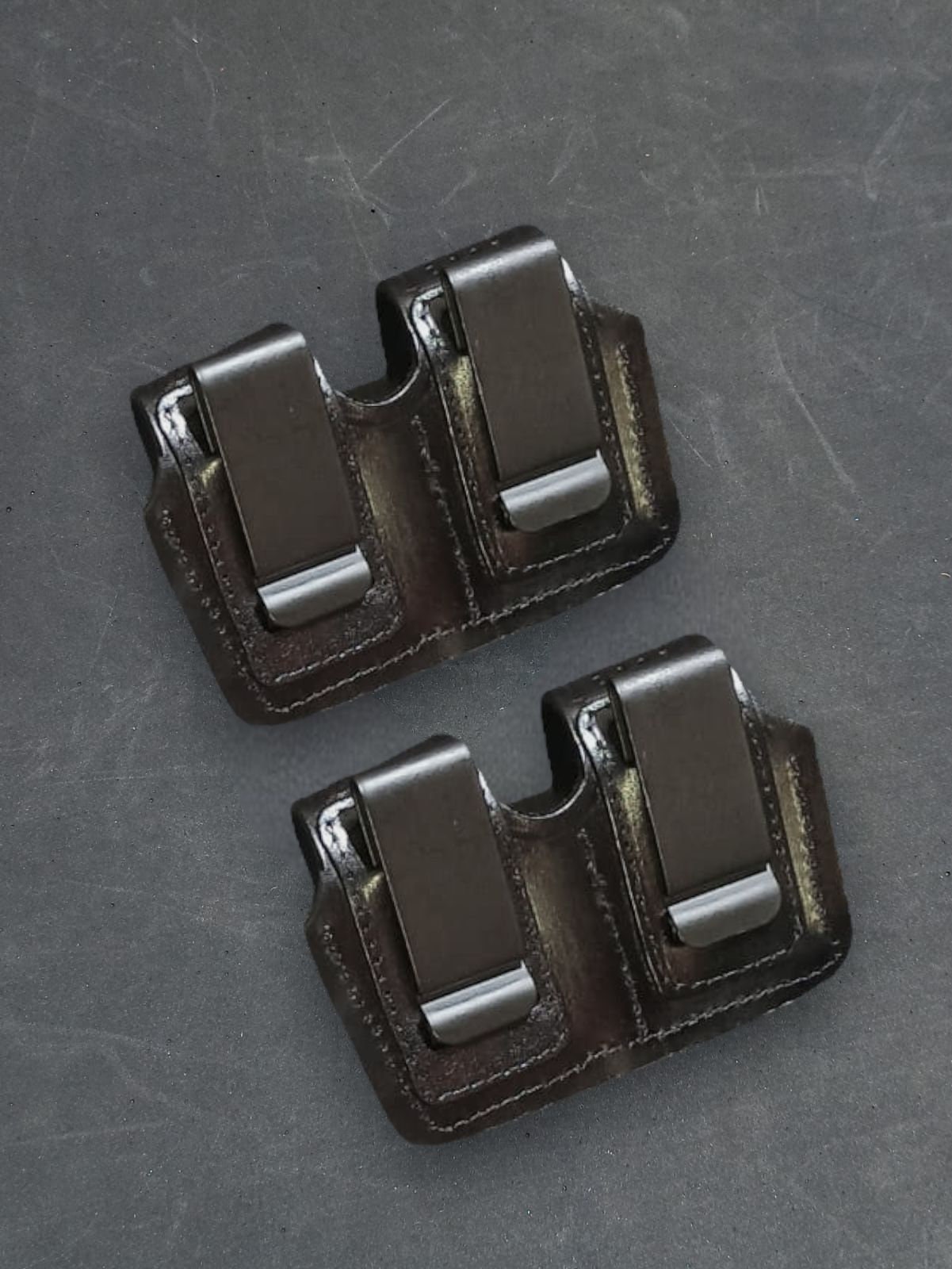 KM2005 Two Leather Double Speedloader Carriers/cases/pouches - Etsy