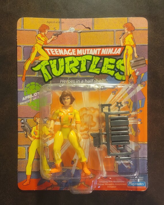 1990 Teenage Mutant Ninja Turtles APRIL O' NEIL Action | Etsy