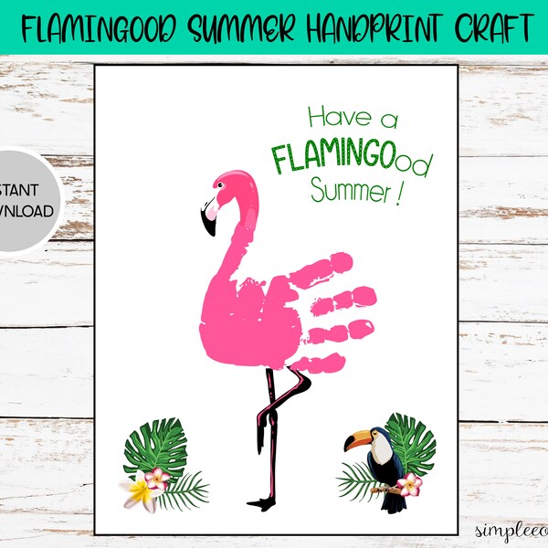 Summer Handprint Memory - Etsy