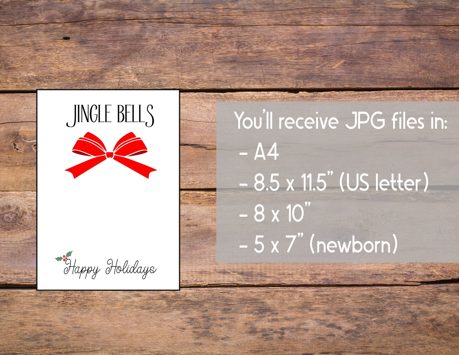 Jingle Bells Footprint Crafts Printable Handprint Card - Etsy