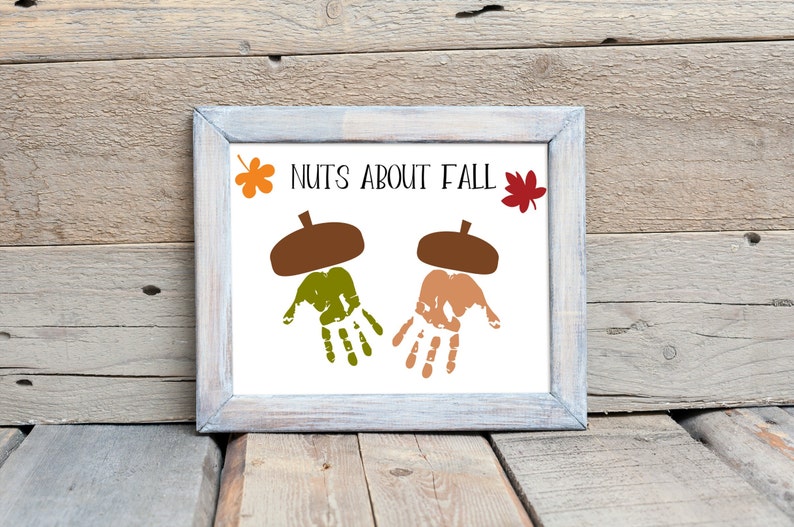 Fall Bundle Handprint Footprint Crafts, Printable Handprint Art ...