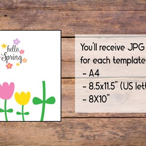 Spring Handprint Footprint Craft Bundle Printable Handprint - Etsy