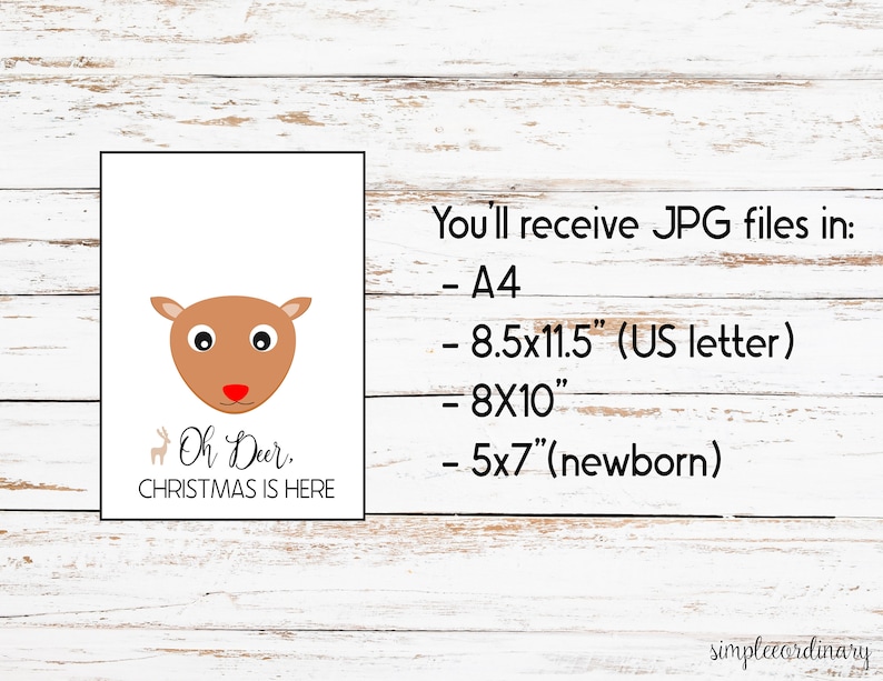 Oh Deer Handprint Crafts, Printable Footprint Art, Daycare Preschool ...