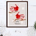 Winter Cardinals Handprint Craft Winter Printable Card - Etsy