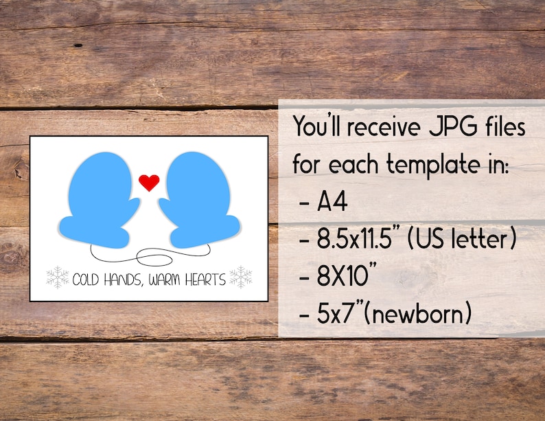 Cold Hands Warm Hearts Handprint Craft Mittens Winter - Etsy