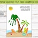 Summer Holidays Palm Tree Handprint Craft, Printable Handprint Art ...