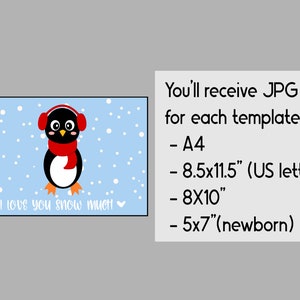 Love You Snow Much Winter Handprint Footprint Craft, Winter Printable ...