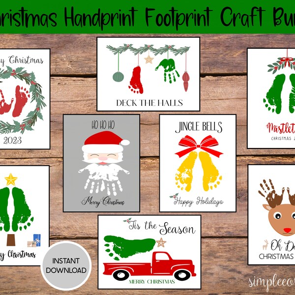 Christmas Handprint - Etsy