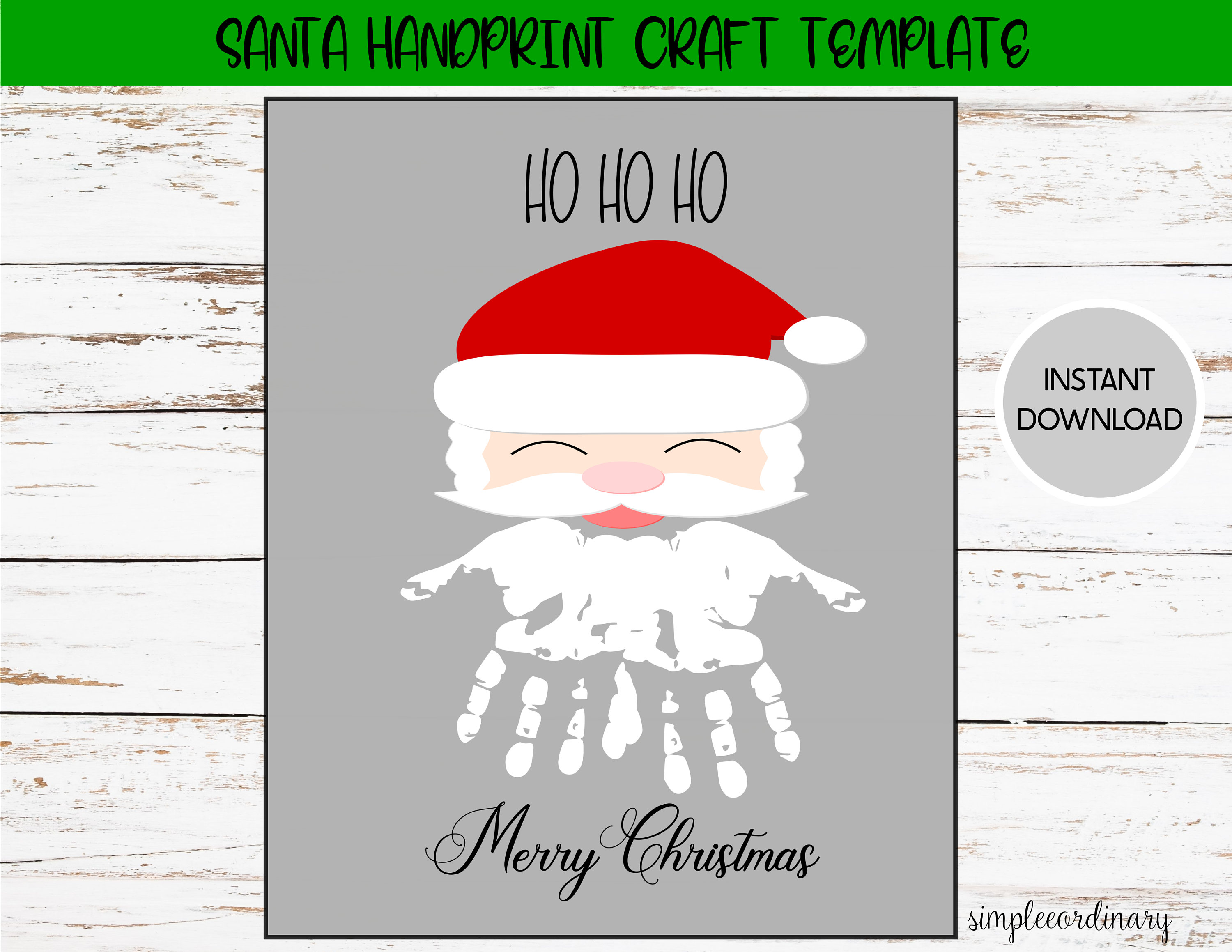 Santa Handprint