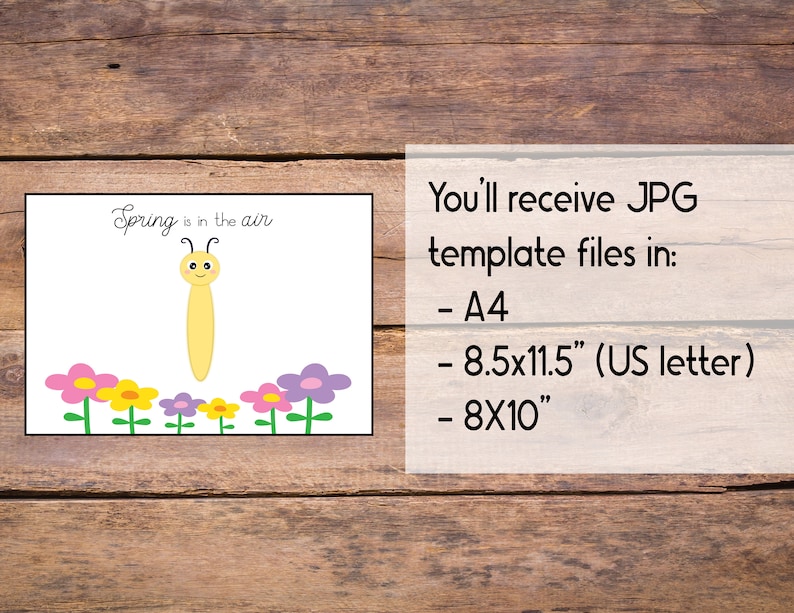 Spring is in the Air Butterfly Footprint Craft, Printable Footprint Art ...