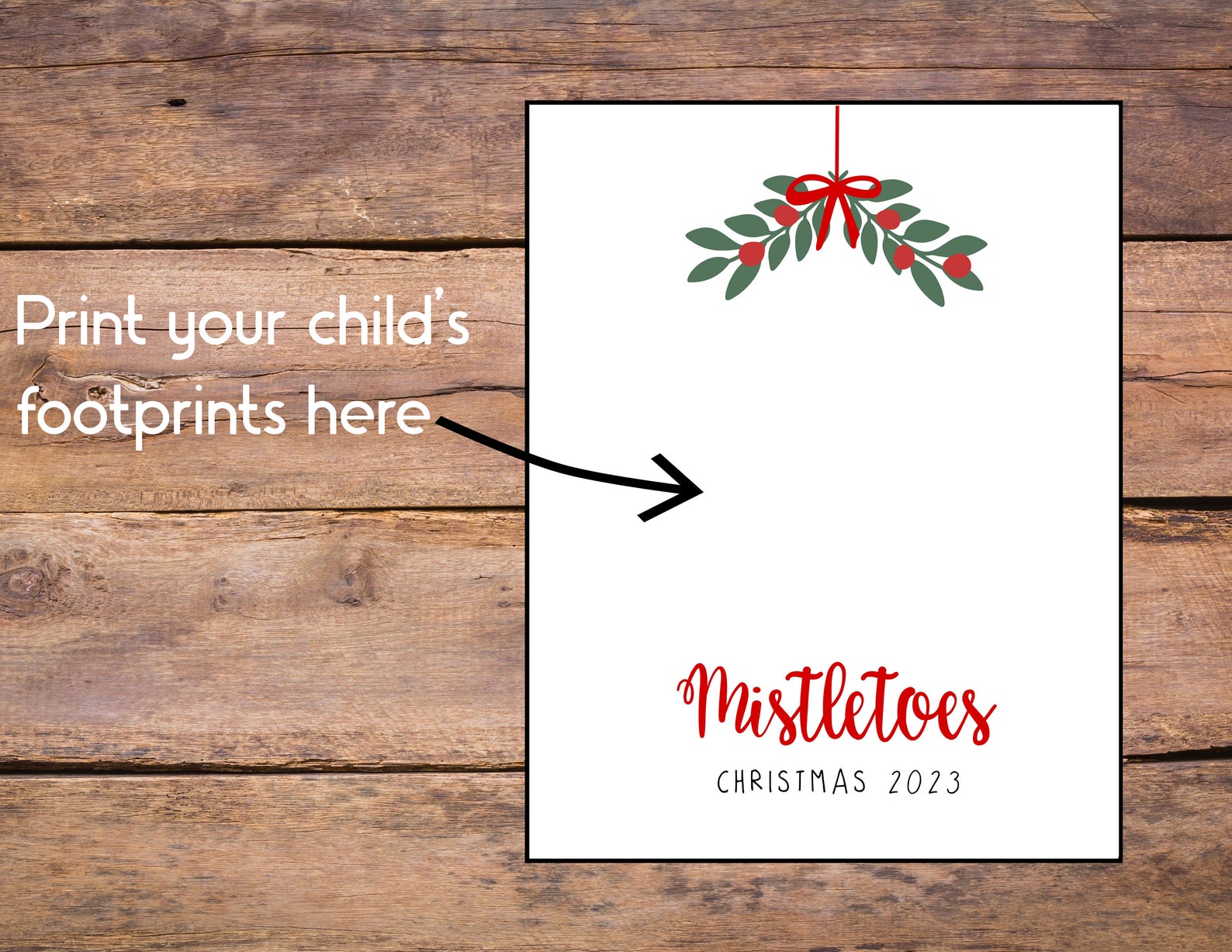 Christmas Handprint Footprint Craft Bundle Printable - Etsy