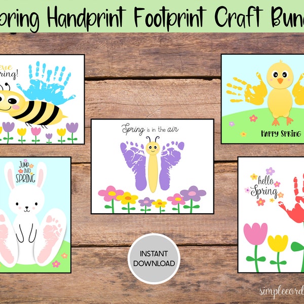 Handprint Flower Art - Etsy