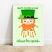 Lucky Leprechaun Handprint Craft, St.patrick's Day Craft, Printable ...