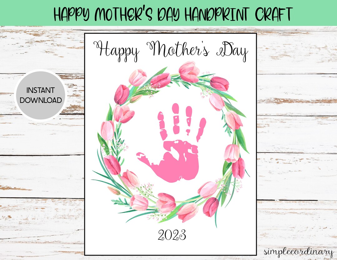 Mother’s Day Handprint Art - Mom. Wife. Busy Life.