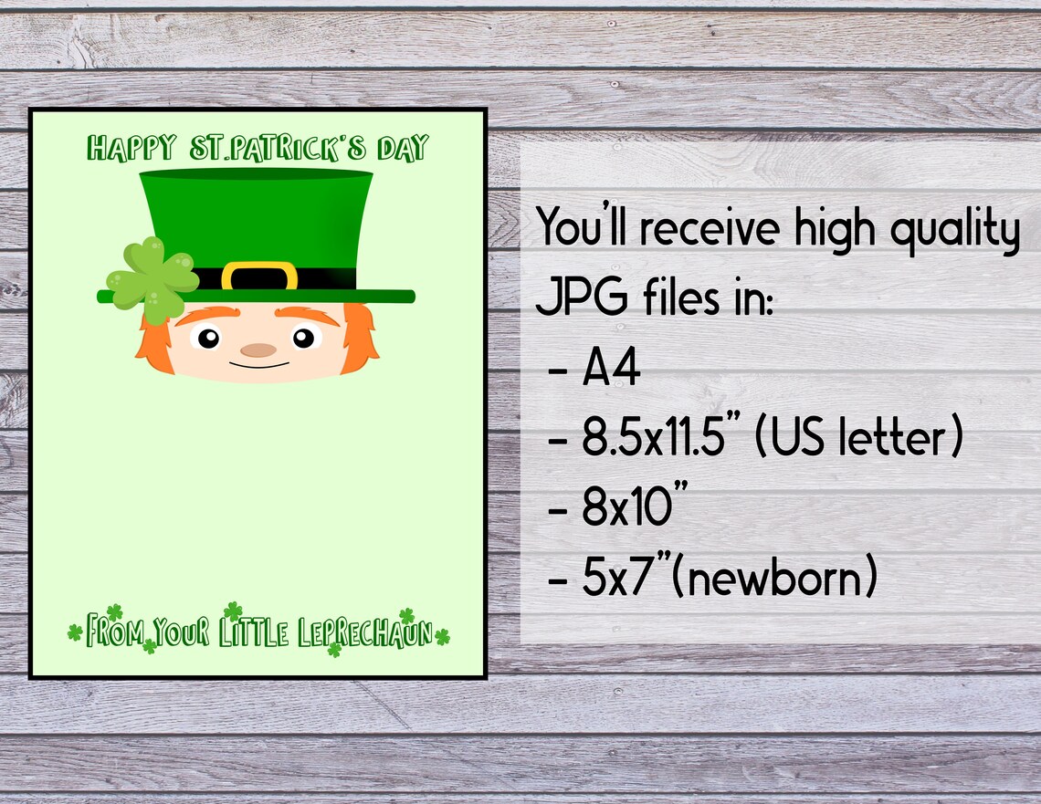 Lucky Leprechaun Handprint Craft St.patrick's Day Craft - Etsy