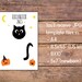 Halloween Black Cat Footprint Craft Template, Printable Handprint Art ...