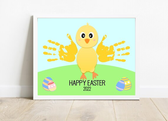 Handprint Duck Craft