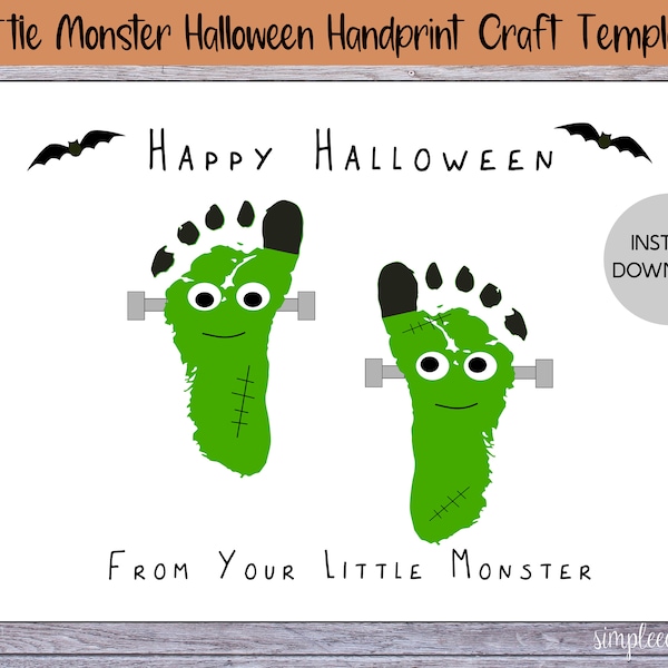 Monster Handprint - Etsy