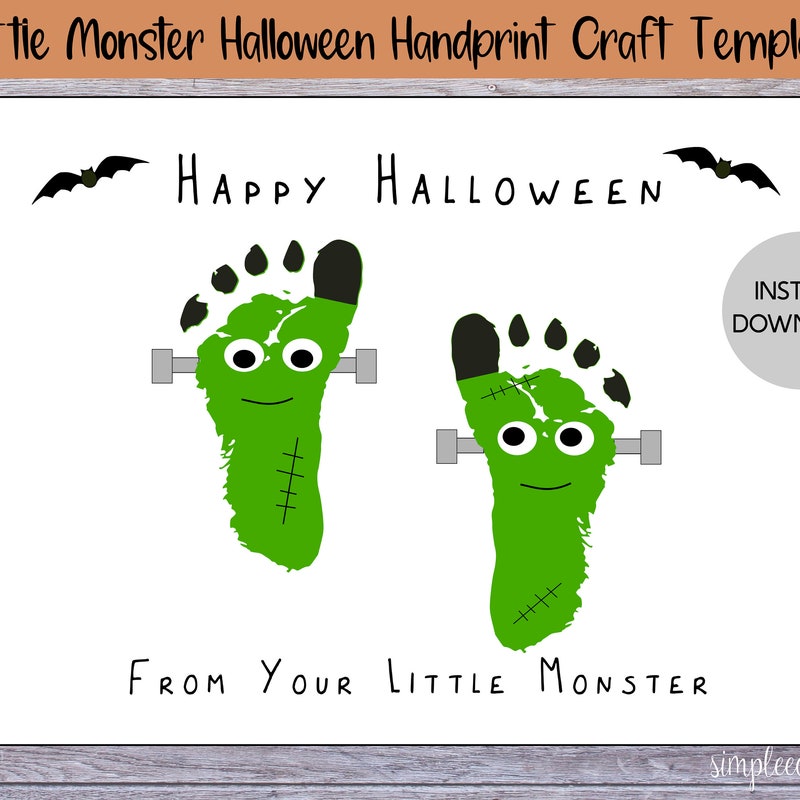 Monster Handprint - Etsy