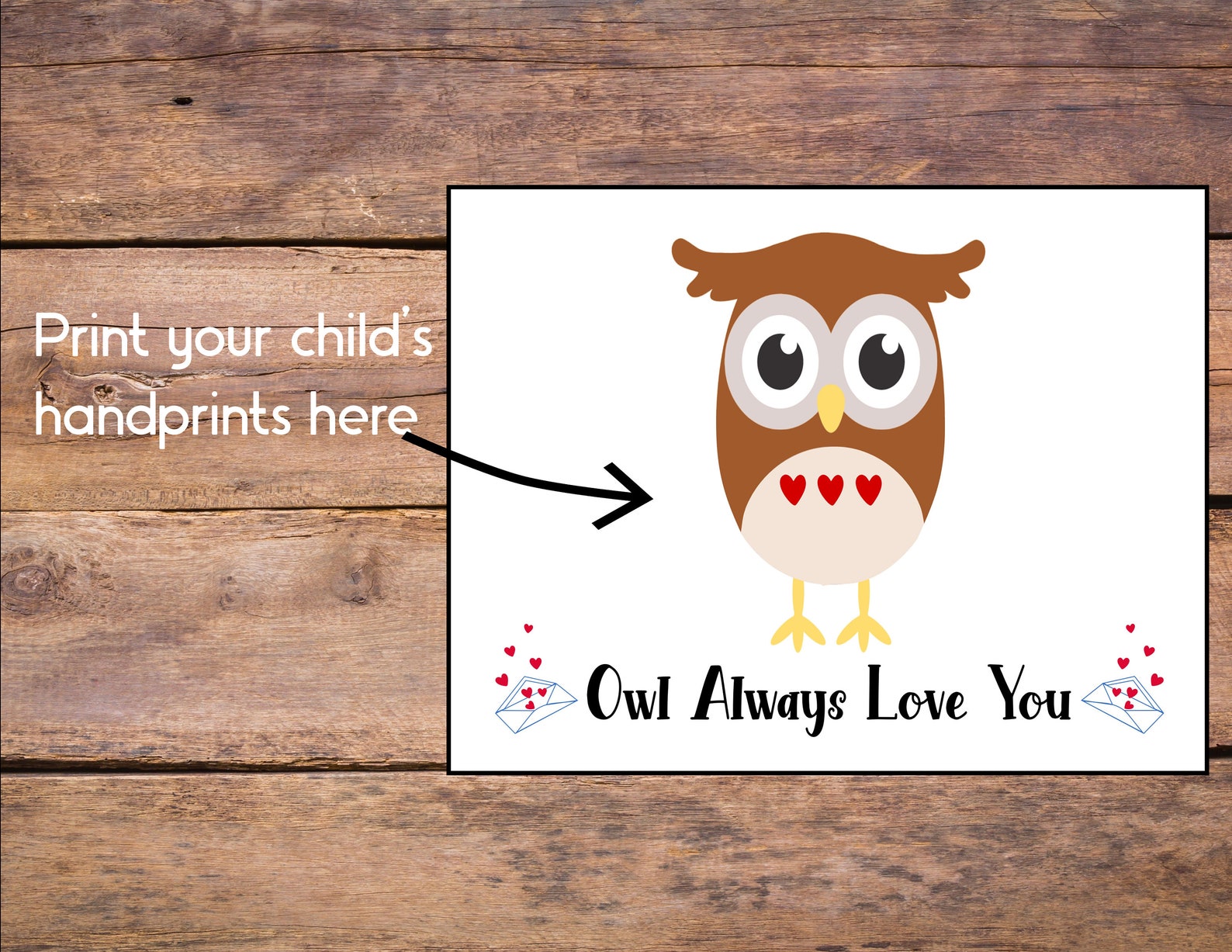Owl Always Love You Handprint Crafts Printable Handprint Art - Etsy