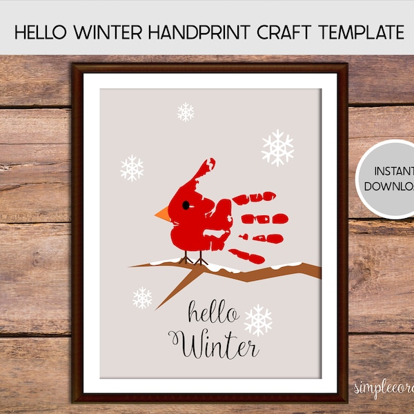 Handprint Craft - Etsy