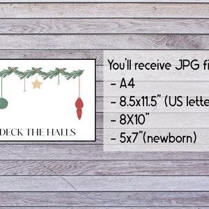 Deck the Halls Handprint Footprint Crafts, Printable Handprint Art ...