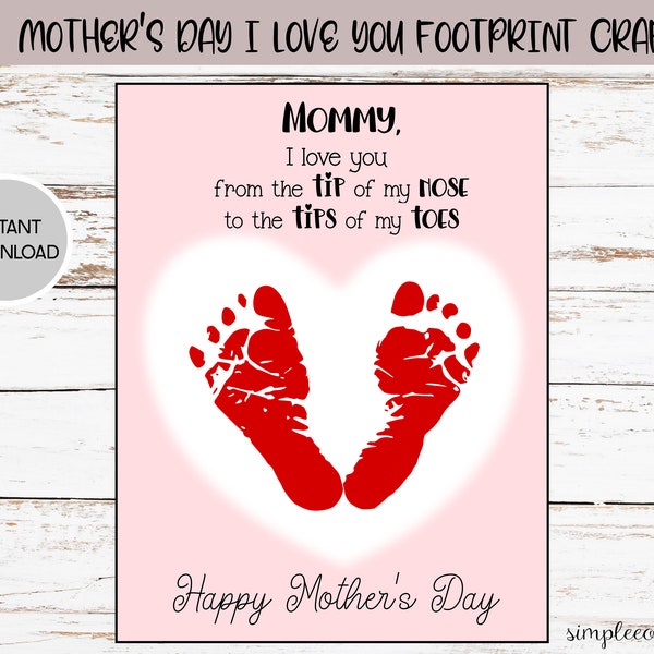 Mothers Day Infant Craft - Etsy