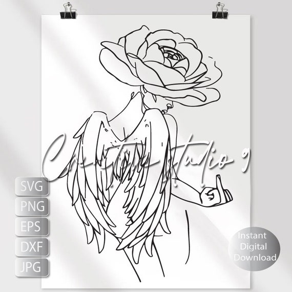 Woman Middle Finger Svg Png Eps Dxf Jpg Feminist Svg | Etsy