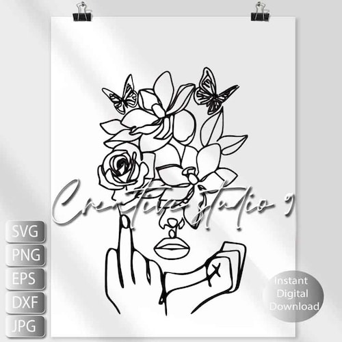 Woman Middle Finger SVG PNG EPS Cut File Feminist Svg - Etsy