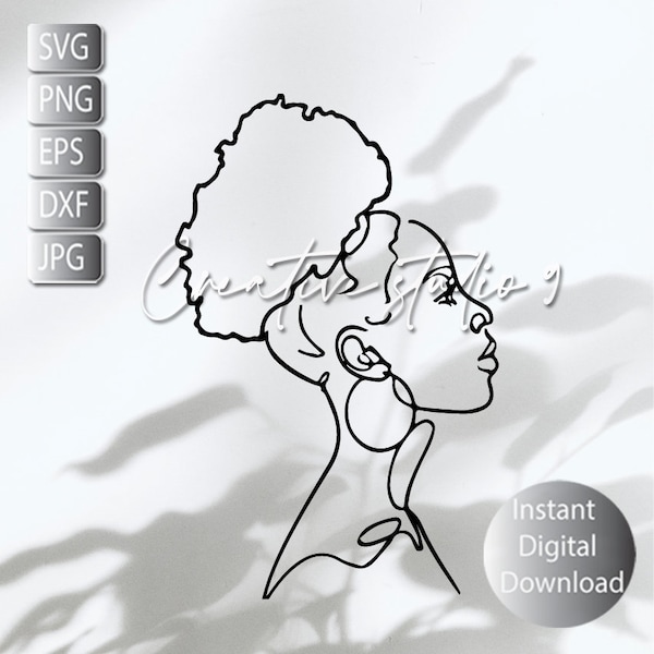 African Line Art - Etsy