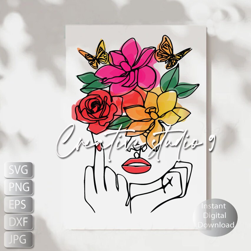Woman Middle Finger SVG PNG EPS Cut File Feminist Svg - Etsy