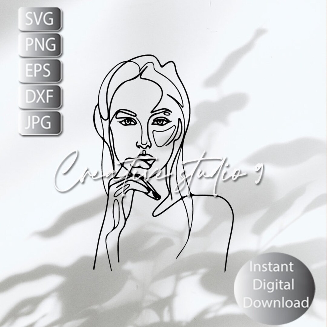 Unbothered Woman Svg | Unbothered |SVG, PNG, EPS, Dxf | Minimalist Svg ...