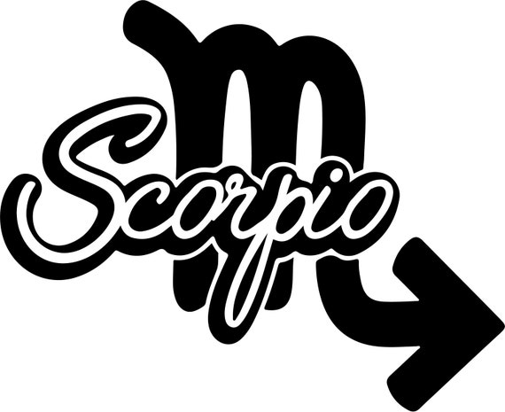 Scorpio Svg Png Eps Print Design Instant Download | Etsy