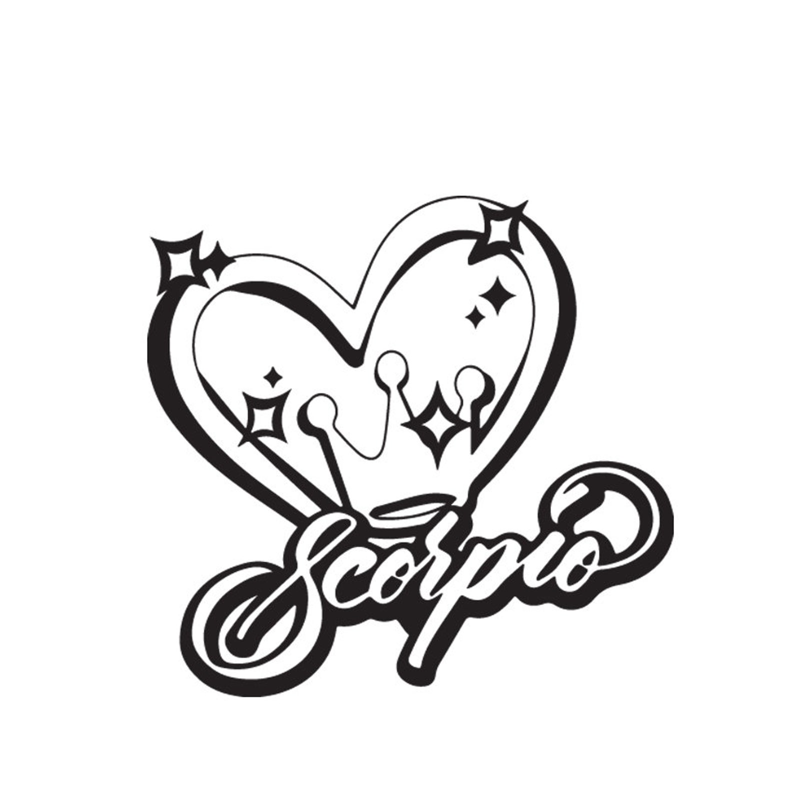 Scorpio Svg Png Eps Dxf Printable Design Instant Download - Etsy