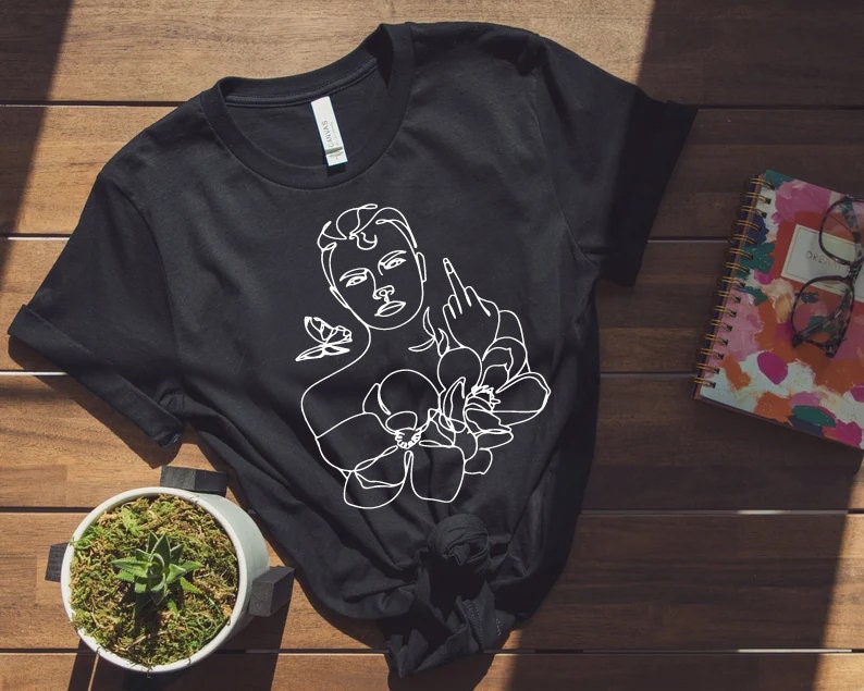 Woman Middle Finger SVG, PNG, EPS, Cut File | Feminist Svg | Woman ...