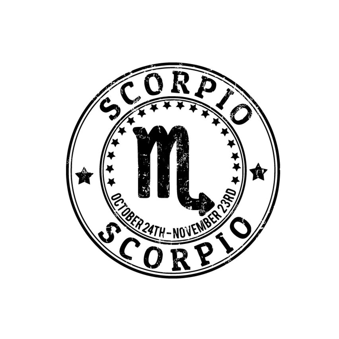 Scorpio Svg, Png, Eps, Printable Design, Instant Download Astrology ...
