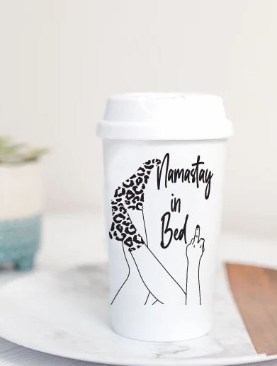 Woman Middle Finger SVG PNG EPS Cut File Namastay in Bed - Etsy Hong Kong