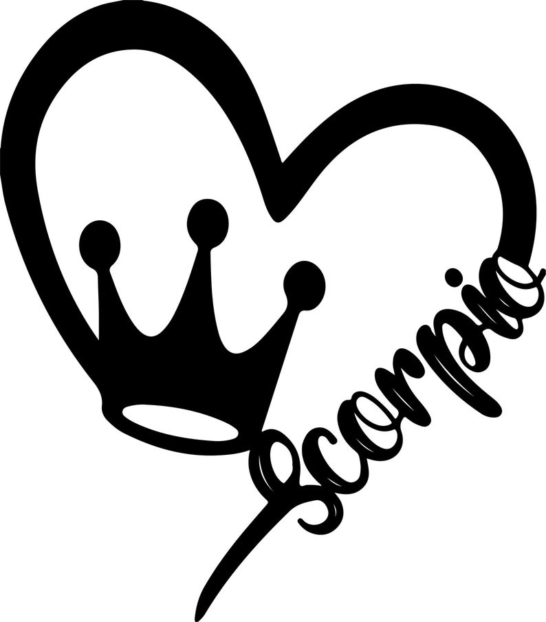 Scorpio Queen Svg Png Eps Dxf Design Instant Download - Etsy Ireland