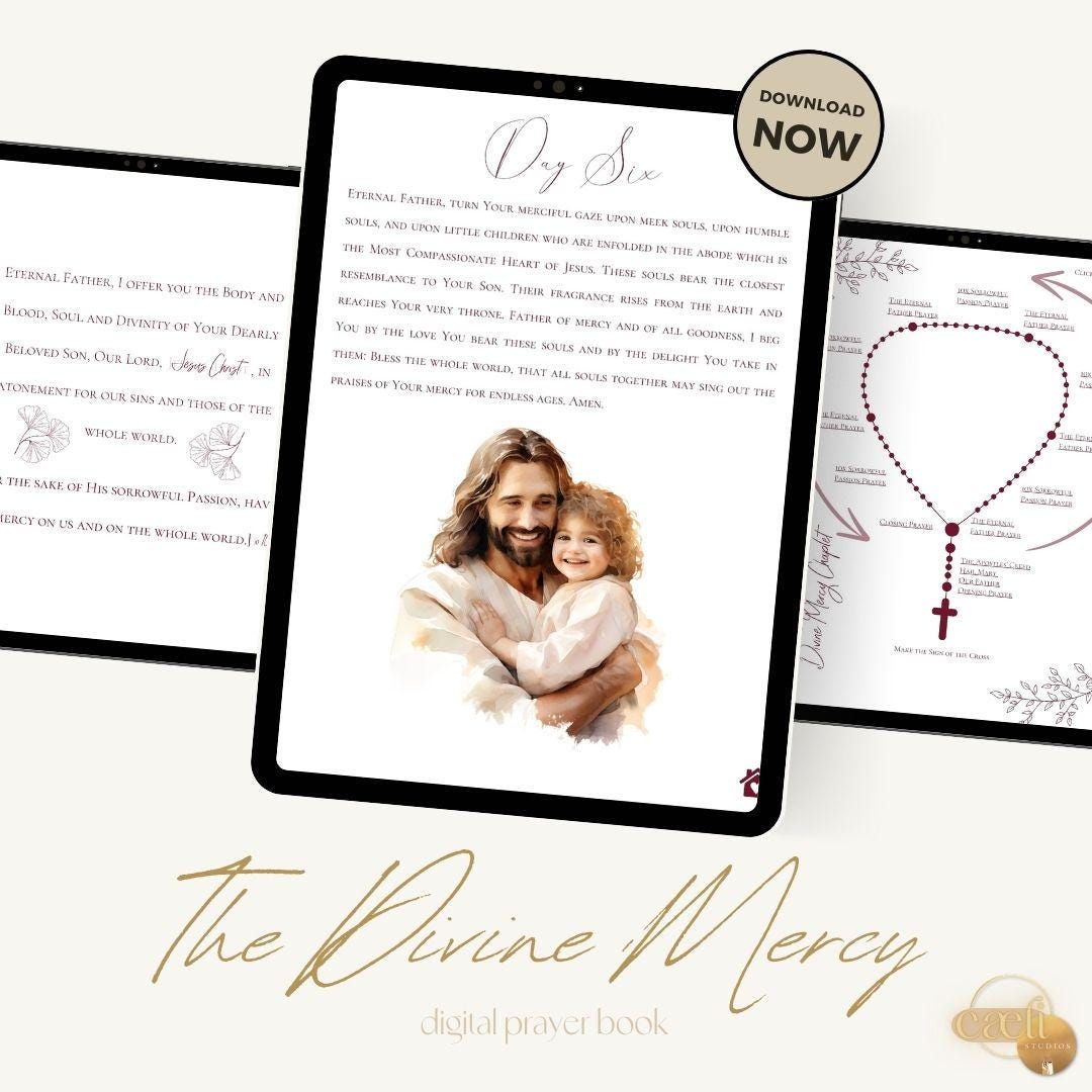 Divine Mercy Ebook Catholic Prayer Book St Faustina Kowalska Catholic ...