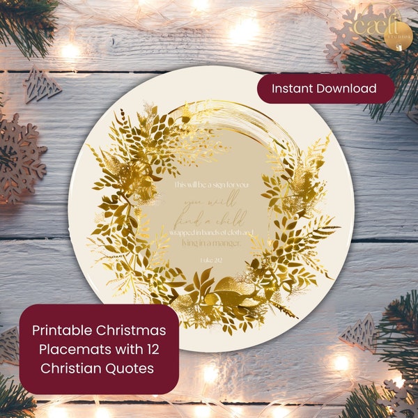 Christian Placemats - Etsy