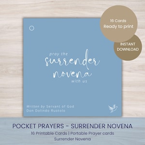Surrender Novena Printable Prayer Booklet 9-day Digital Catholic Novena ...
