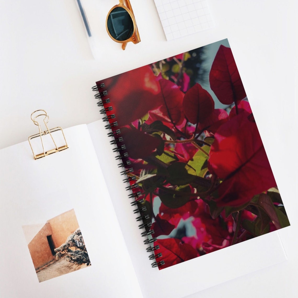St Therese Catholic Notebook Bougainvillea Floral Notebook Saint Quote ...