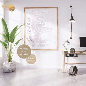 Litany Prayer Catholic 3 Piece Wall Art Sacred Heart Saint Joseph ...