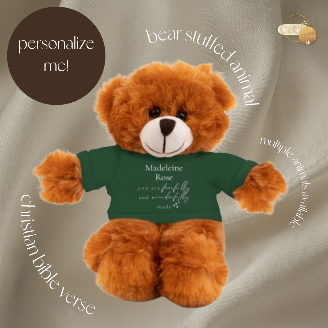 Personalized Stuffed Animal Fearfully and Wonderfully Made Customized ...