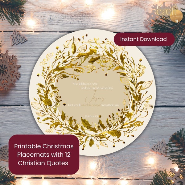 Christian Placemats - Etsy