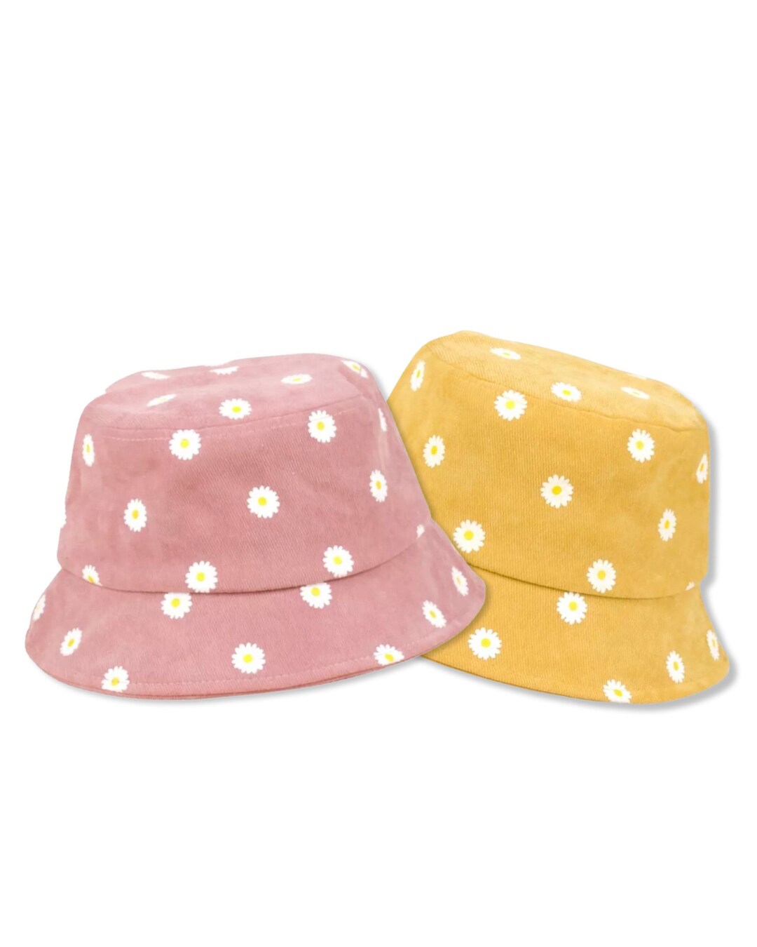 Girls Daisy Bucket Hat | Girls Fashion Flower Hat | Girls White Daisy ...